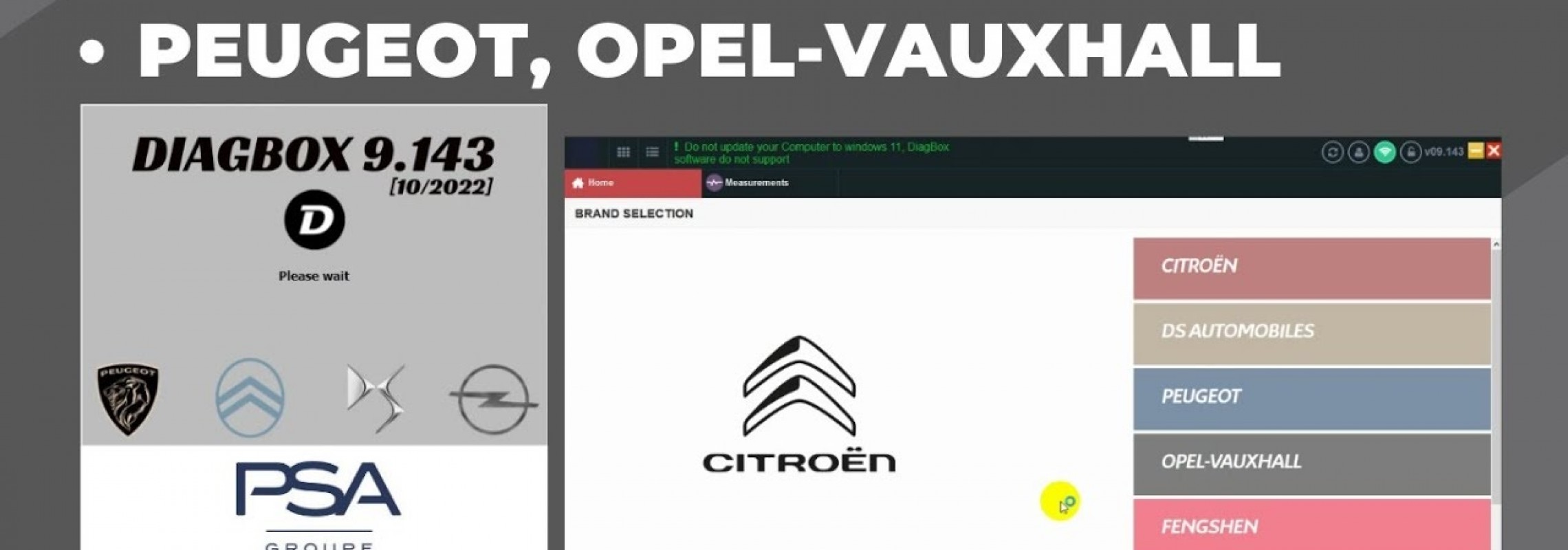 Peugeot Diagbox 9.143 Software | Peugeot Lexia Diagnostic Test Device ...